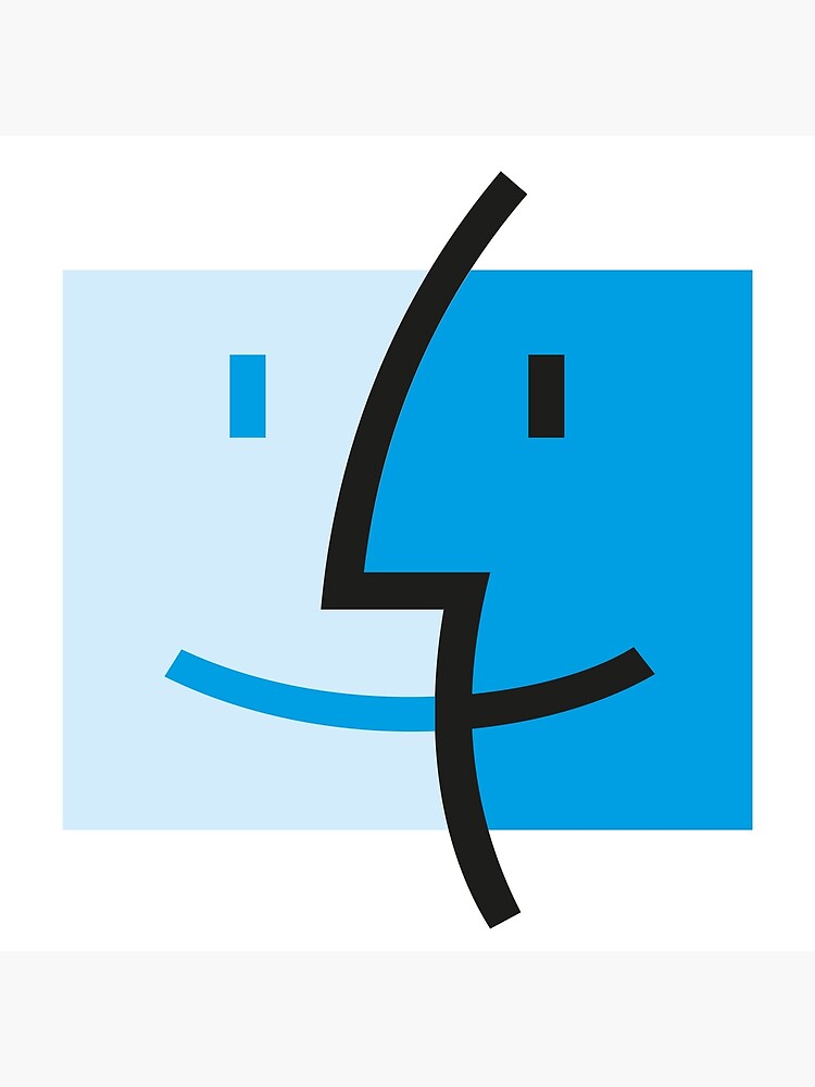 "Mac os (Finder) logo" Poster for Sale by DagnoloCarlo | Redbubble
