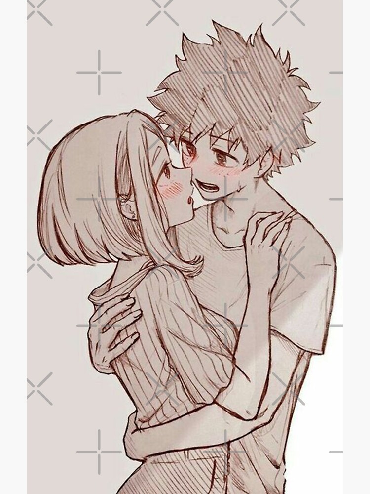 "Midoriya x Uraraka My Hero Academia" Sticker by alby666 | Redbubble