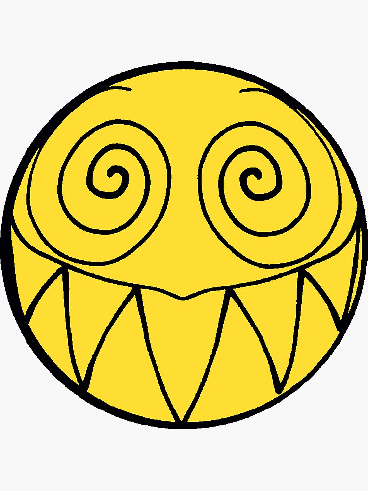 "Lunacy Face//Digital drawing" Sticker for Sale by CrazyBazzy | Redbubble