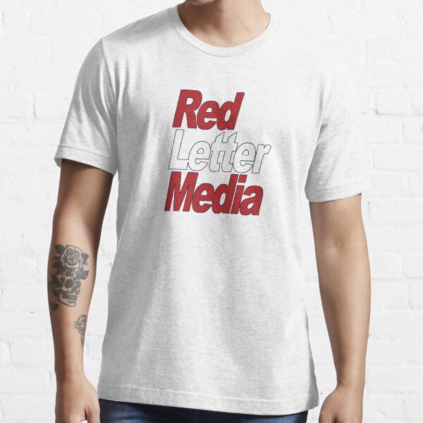 "RED LETTER MEDIA" T-shirt for Sale by LilToon | Redbubble | red t ...