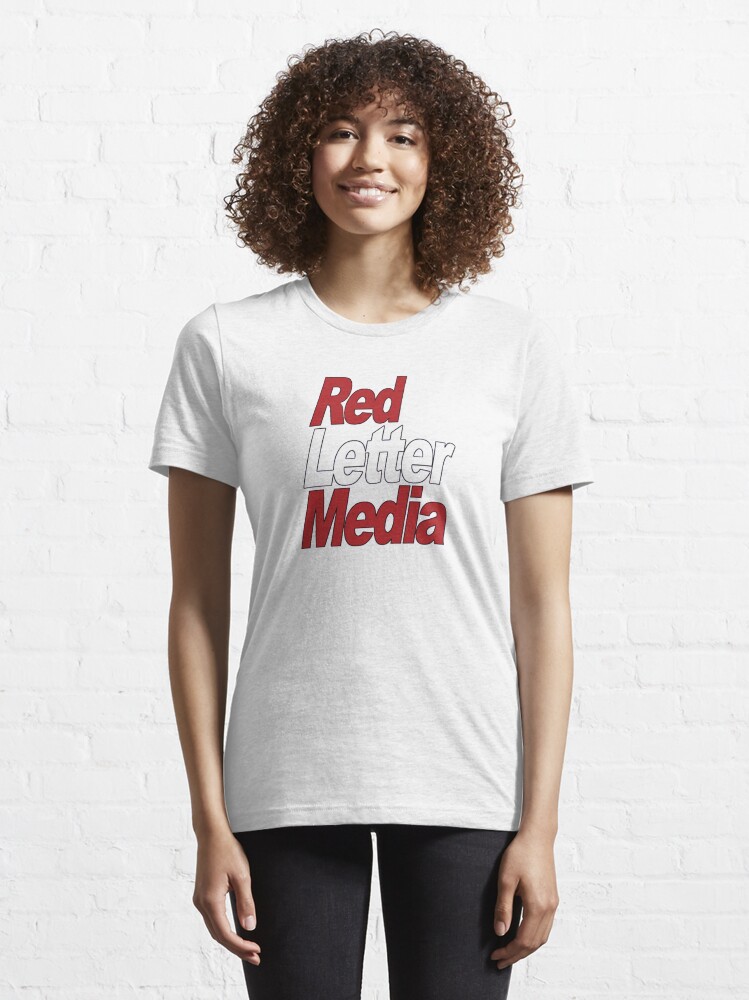 "RED LETTER MEDIA" T-shirt for Sale by LilToon | Redbubble | red t ...
