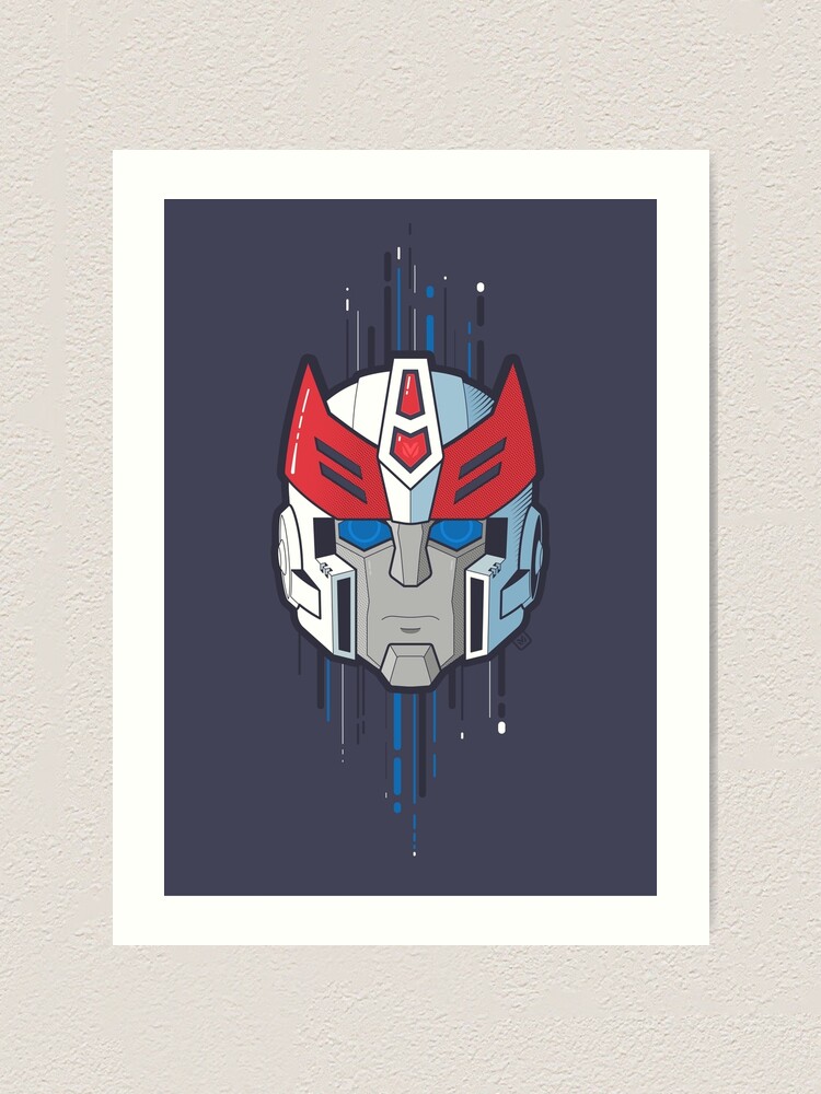 "Autobot Logo / Prowl" Art Print by vladmartin | Redbubble