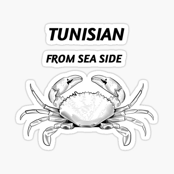 "Tunisian From Sea Side Stylish Design" Sticker by ArabCorner | Redbubble