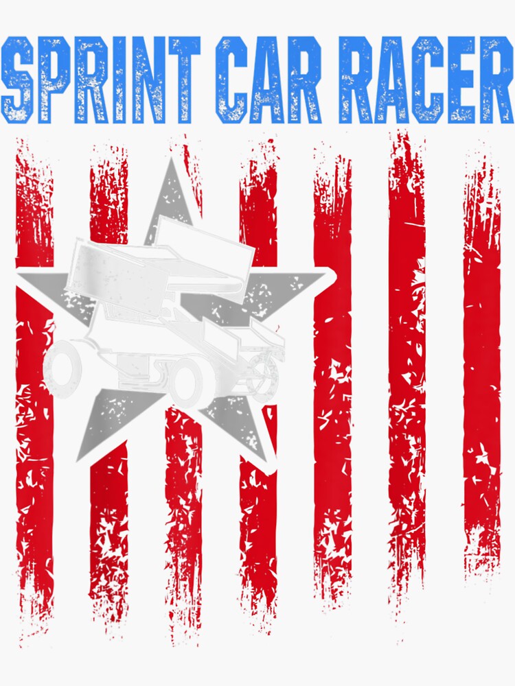 "Sprint Car Racing Success Race Track Racer" Sticker for Sale by ...