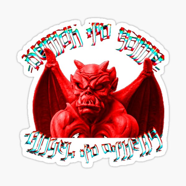 "Gargoyle Gothic Rock Band Print" Sticker for Sale by ThreadedAvenue ...