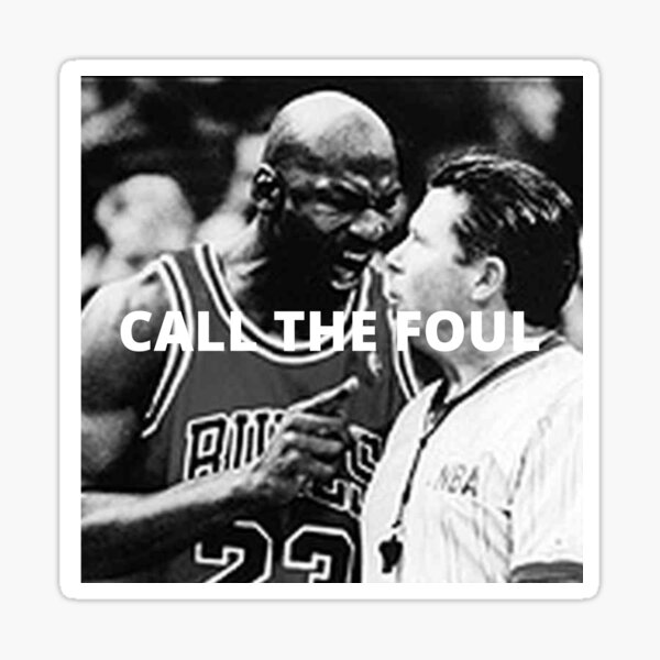 "CALL THE FOUL" Sticker by fox40united | Redbubble
