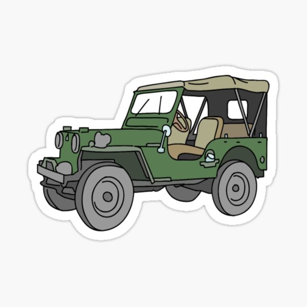 Purple Jeep Logo Stickers | Redbubble