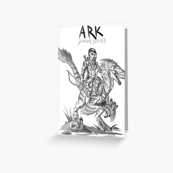 "ARK: Survival Evolved Fan Art" Greeting Card for Sale by Danny Devoi ...