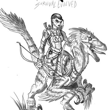 "ARK: Survival Evolved Fan Art" Greeting Card for Sale by Danny Devoi ...