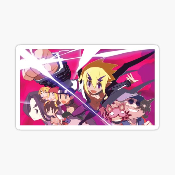 Disgaea 2 Axel Mode Wallpaper Sticker For Sale By Cassidycreates
