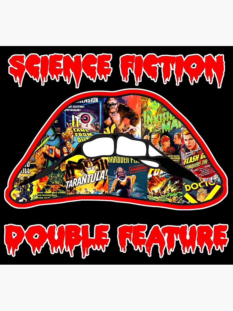 "Science Fiction / Double Feature (LIPS! LIPS!! LIPS!!!)" Art Print by ...