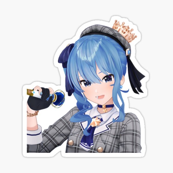 "Hoshimachi Suisei vtuber" Sticker for Sale by mahdi300 | Redbubble