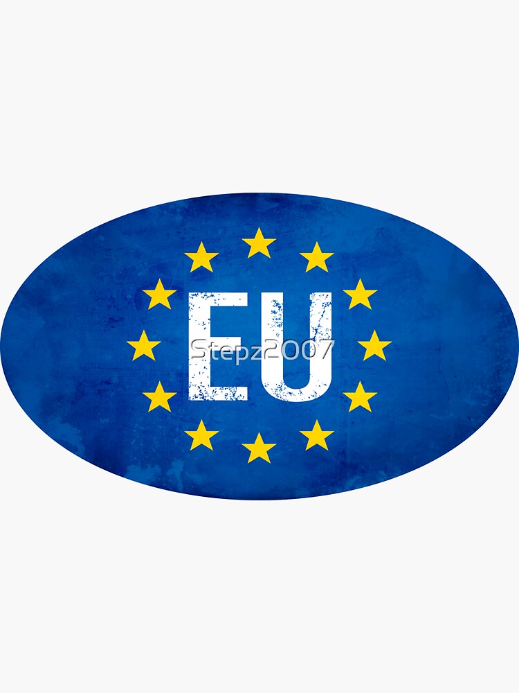 "European Union" Sticker for Sale by Stepz2007 | Redbubble