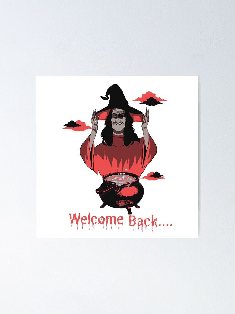 "Welcome Back halloween" Poster by Wilsonjena | Redbubble