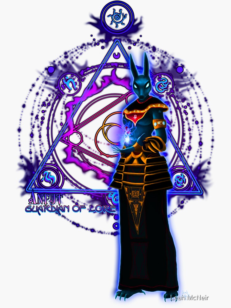 Anput, Guardian of Lore ☥ ☾ ~ (Anubis' Feminine Aspect)" Sticker by ...