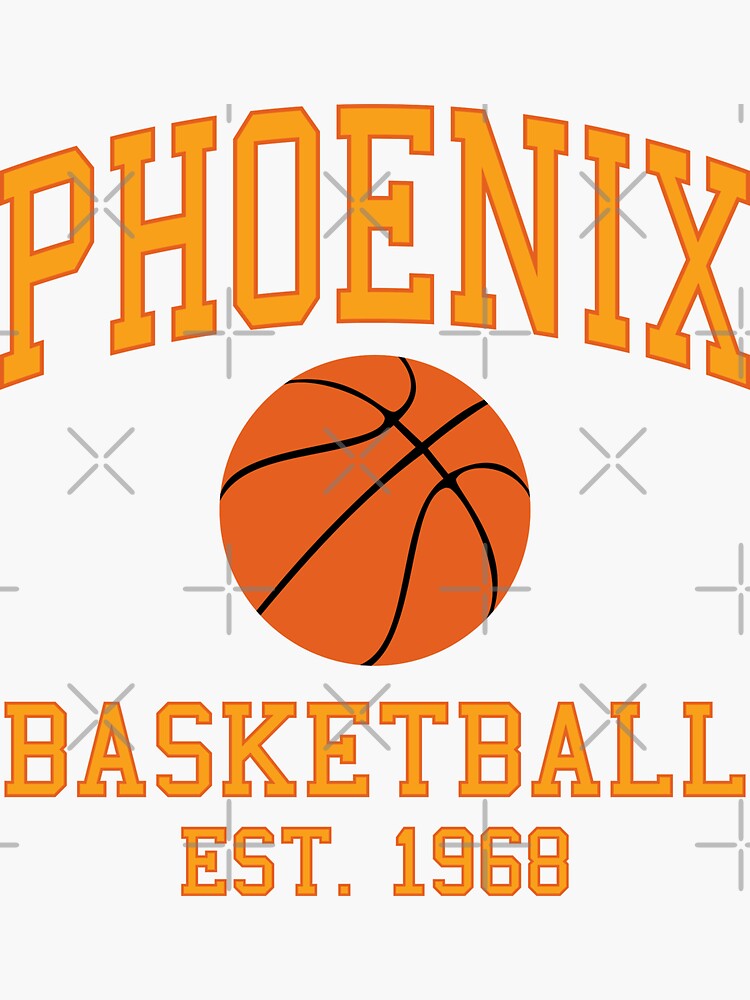"Phoenix Basketball" Sticker for Sale by MSA-42 | Redbubble