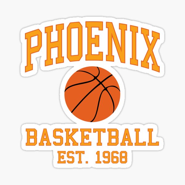 "Phoenix Basketball" Sticker for Sale by MSA-42 | Redbubble