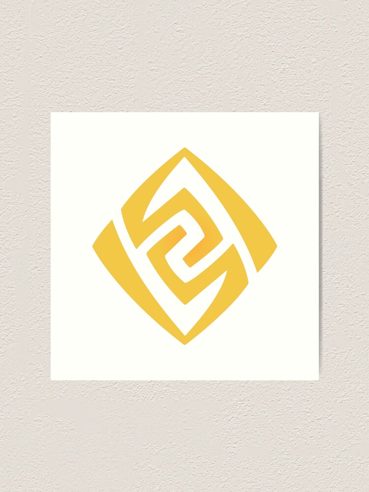 "Geo Element Genshin Impact" Art Print for Sale by patternarium | Redbubble