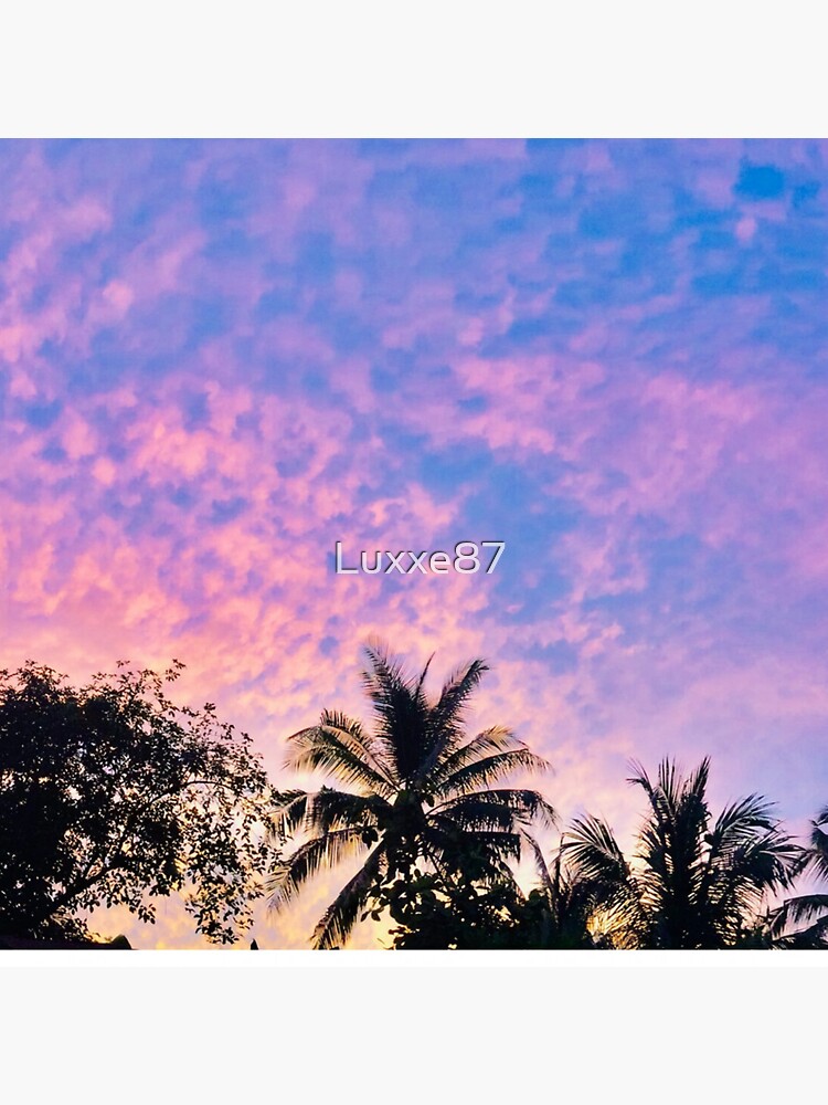 "Terrific Purple Sky Sunset" Sticker by Luxxe87 | Redbubble