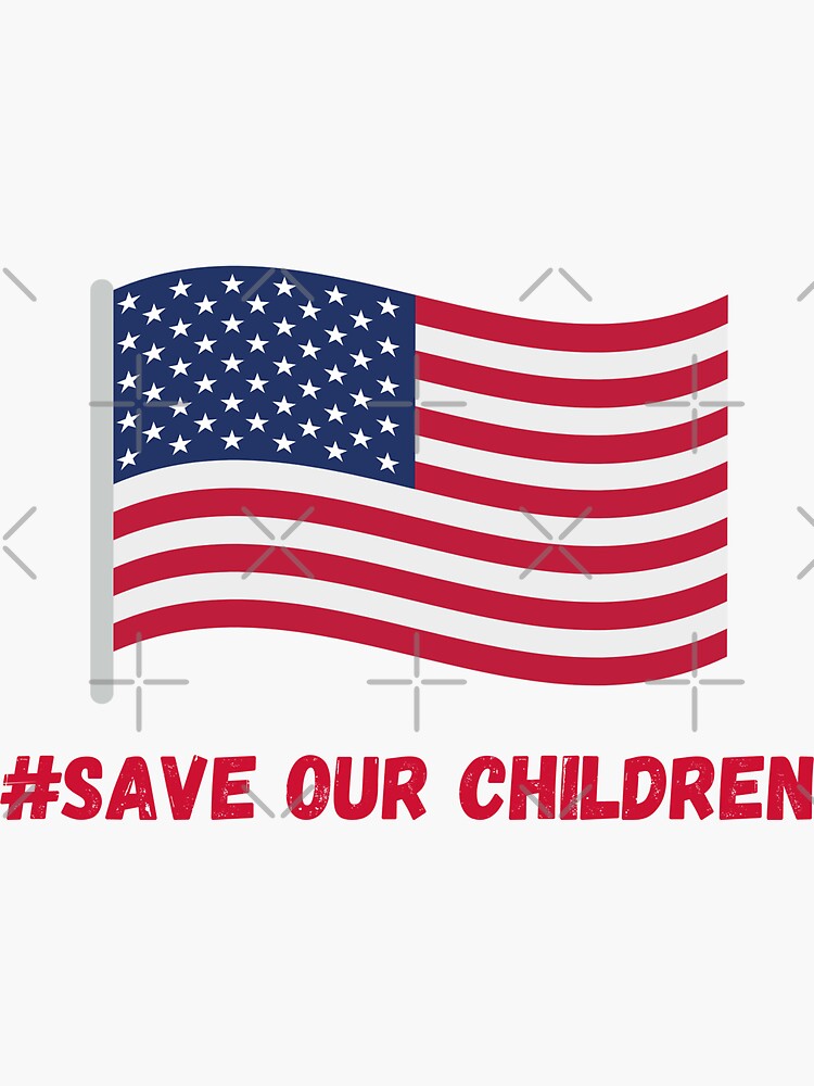 "Save our children" Sticker for Sale by Marcuswong | Redbubble