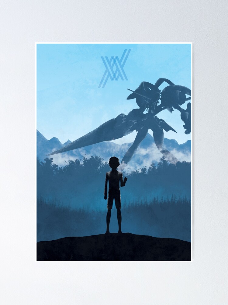 "Darling in the Franxx - Hiro" Poster by Sooru | Redbubble