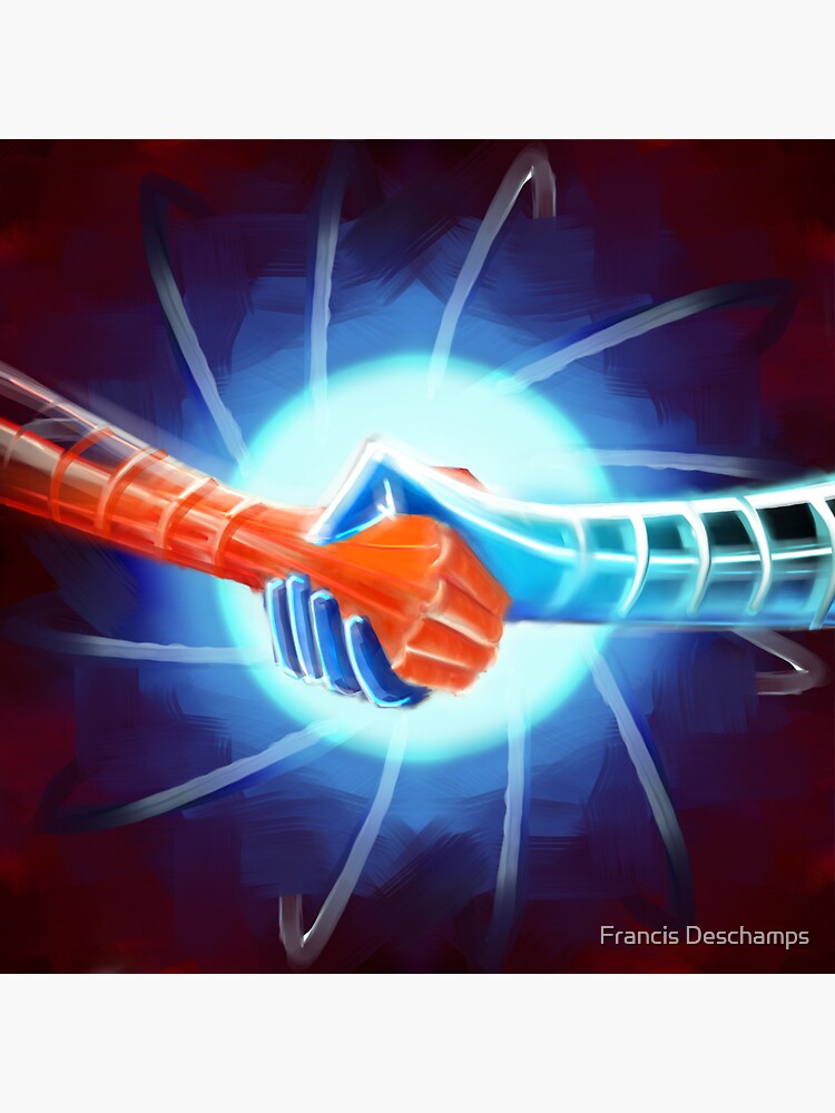 ""Cooperation"" Sticker for Sale by FDeschampsArt | Redbubble