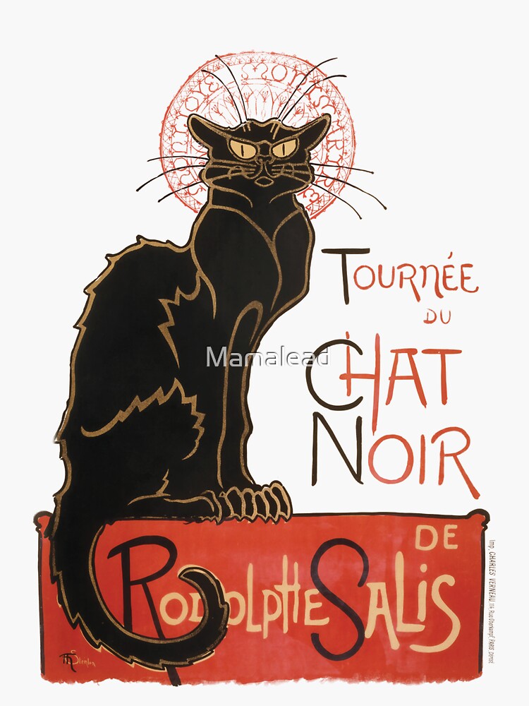 "Chat Noir" Sticker for Sale by Mamalead | Redbubble