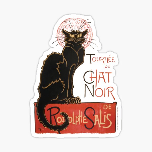 "Chat Noir" Sticker for Sale by Mamalead | Redbubble