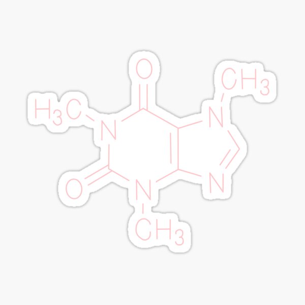 "Light PInk Caffeine " Sticker by smicelz | Redbubble