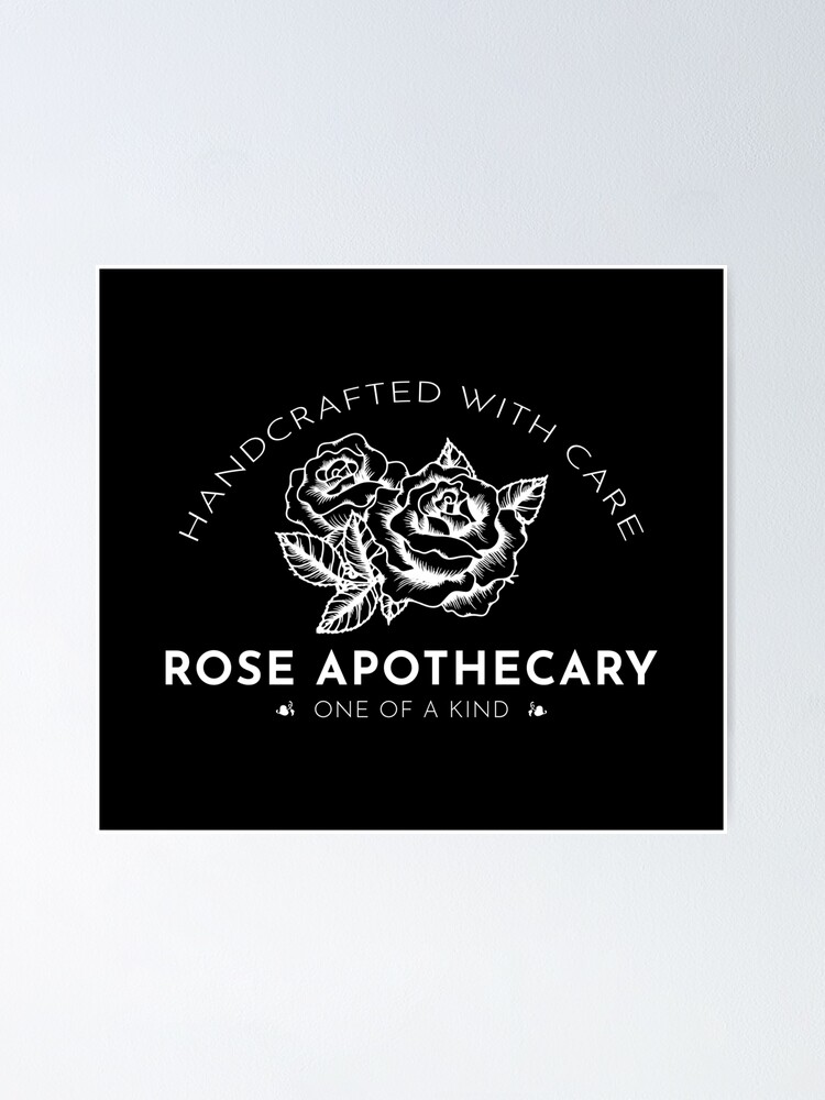 "Rose Apothecary: Handcrafted With Care" Poster for Sale by ...