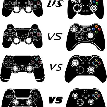 Playstation Xbox Console Controller Versus Art Board Print for Sale by THE FEZZLER Redbubble