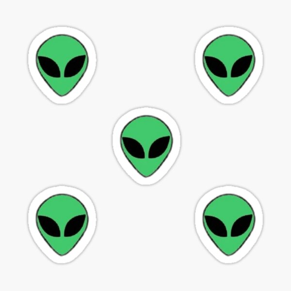 "Aliens " Sticker for Sale by NadyaNaidenova | Redbubble