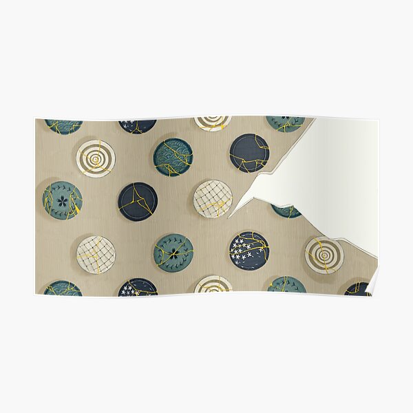 "Kintsugi " Poster for Sale by Shizuko-xx | Redbubble