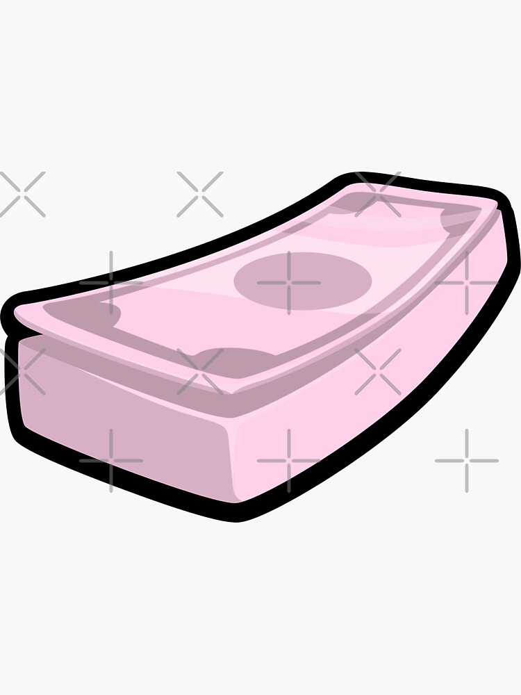 "Money Stack - Baddie Aesthetic " Sticker by GasparArts | Redbubble