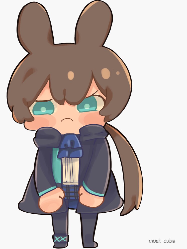 "ARKNIGHT 明日方舟 FANART amiya" Sticker for Sale by mush-cube | Redbubble