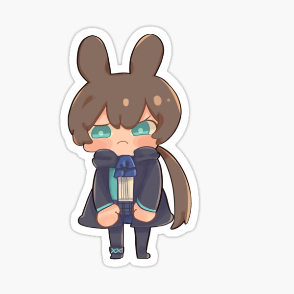 "ARKNIGHT 明日方舟 FANART amiya" Sticker for Sale by mush-cube | Redbubble
