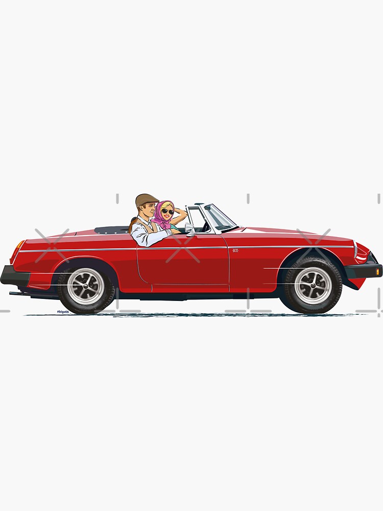 "Damask Red coloured 'B' Roadster – the Classic British Sports Car ...