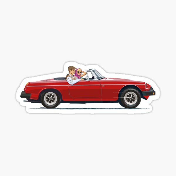 "Damask Red coloured 'B' Roadster – the Classic British Sports Car ...