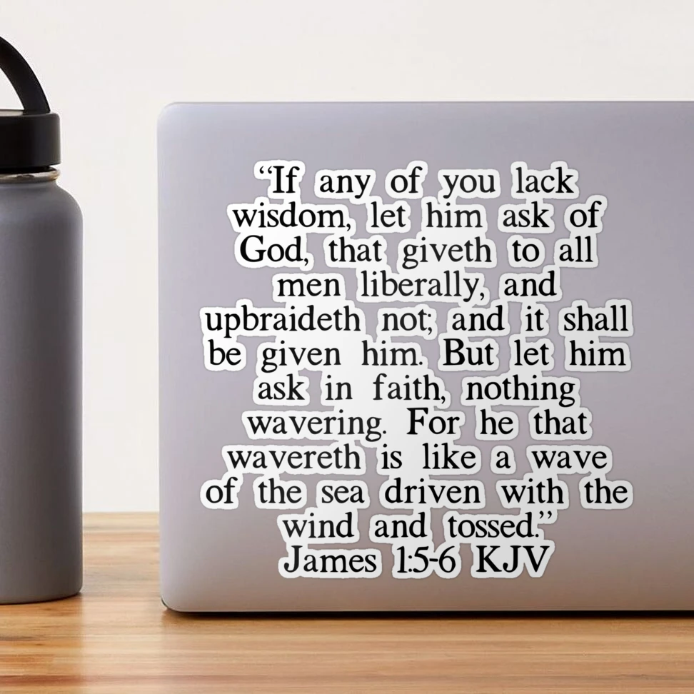 Ask For Wisdom Bible Verse Kjv