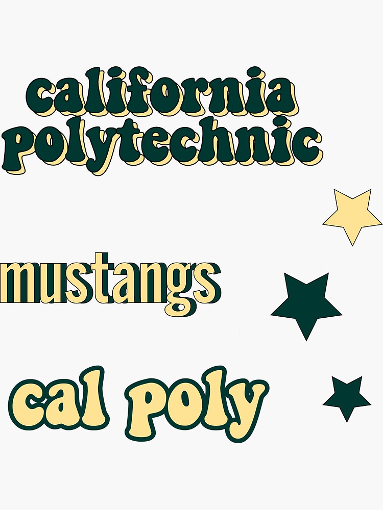 "California Polytechnic University Pack" Sticker for Sale by ...