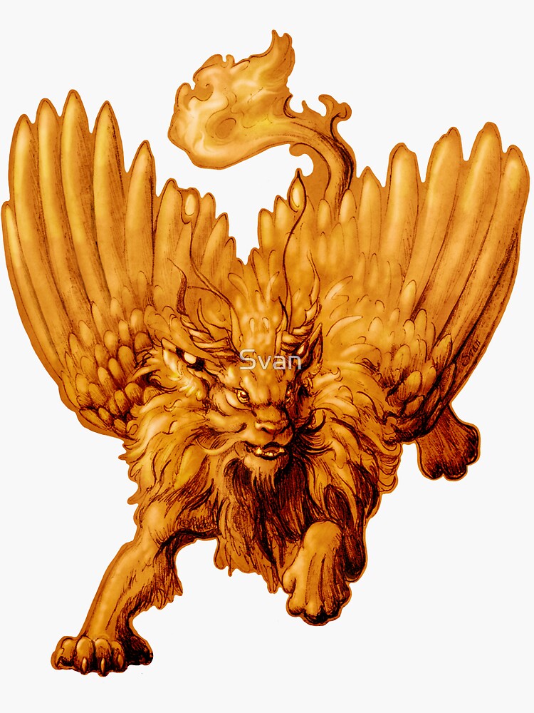 "Chimera" Sticker by Svan | Redbubble