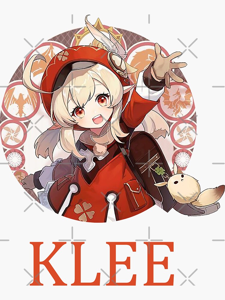 "Genshin Impact - Klee Pyro Loli Character" Sticker for Sale by Krimsy ...