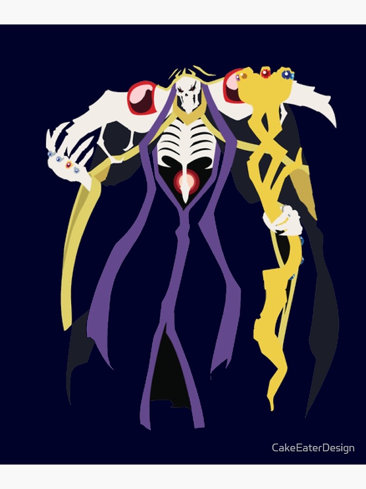 Ainz Ooal Gown Poster For Sale By Cakeeaterdesign Redbubble