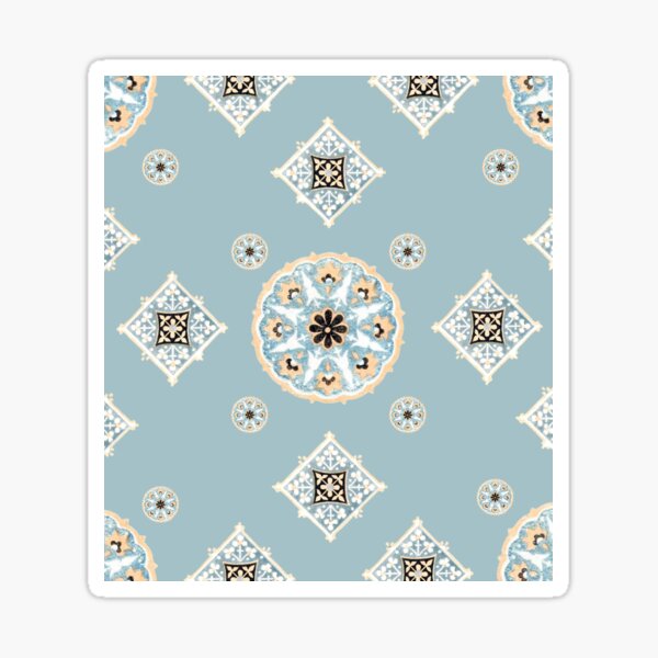 "Victorian Block Print Design" Sticker for Sale by AVBDesigns20 | Redbubble