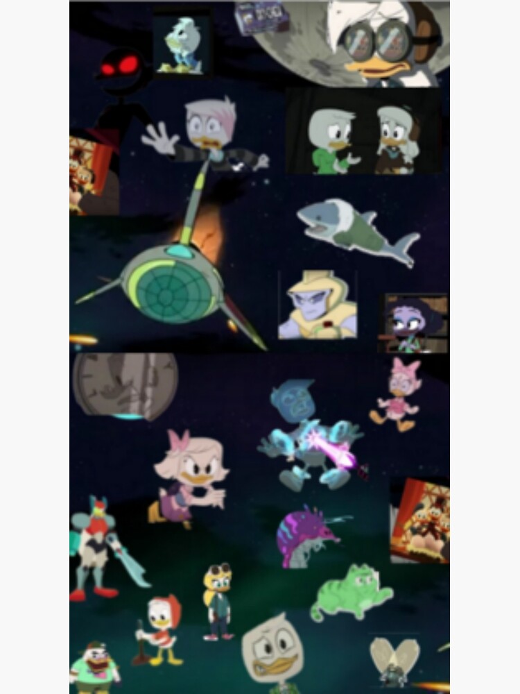 "Ducktales Space" Art Print by DellaDuck | Redbubble