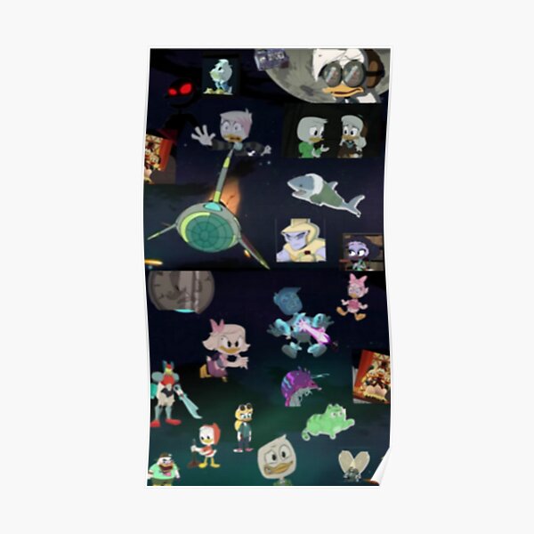 "Ducktales Space" Poster for Sale by DellaDuck | Redbubble