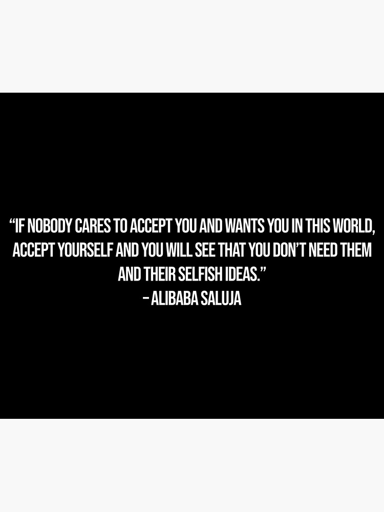 "Alibaba Saluja - Quote" Poster by Epicanimequotes | Redbubble