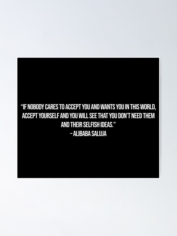 "Alibaba Saluja - Quote" Poster by Epicanimequotes | Redbubble