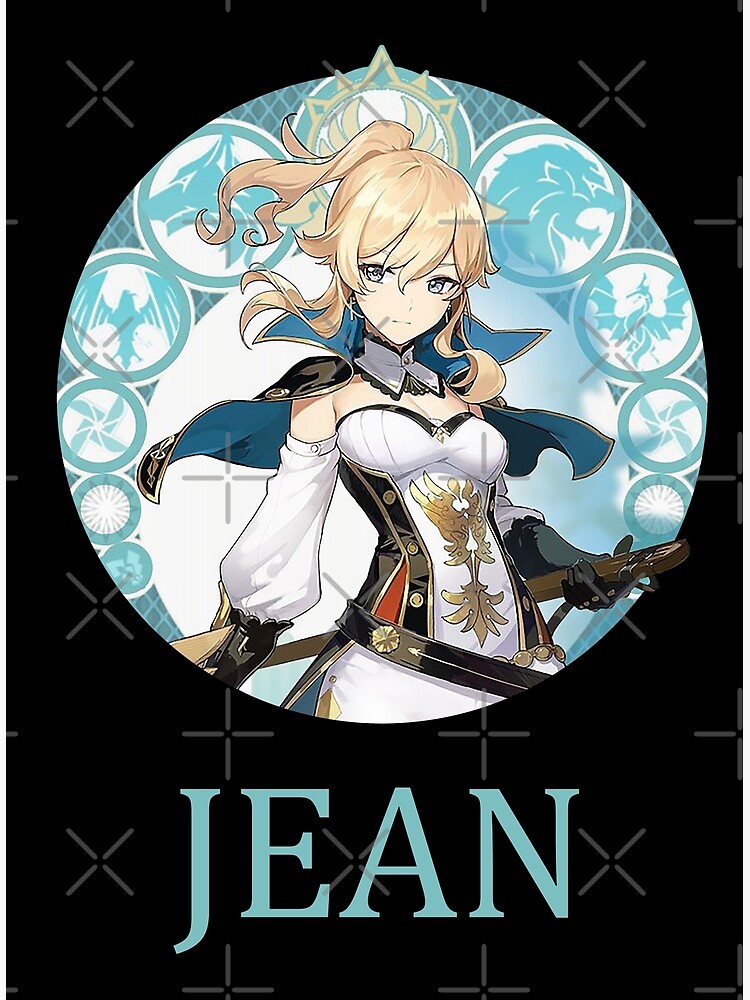 "Genshin Impact - Jean Anemo Rapier Character" Photographic Print by ...