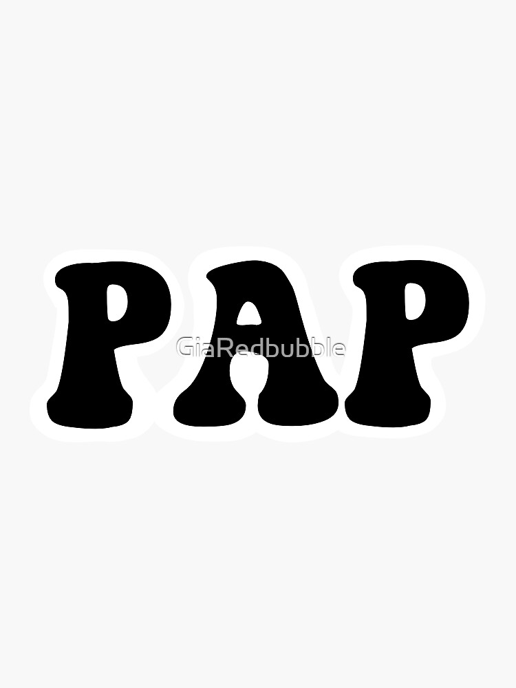 "PAP class label" Sticker for Sale by GiaRedbubble | Redbubble